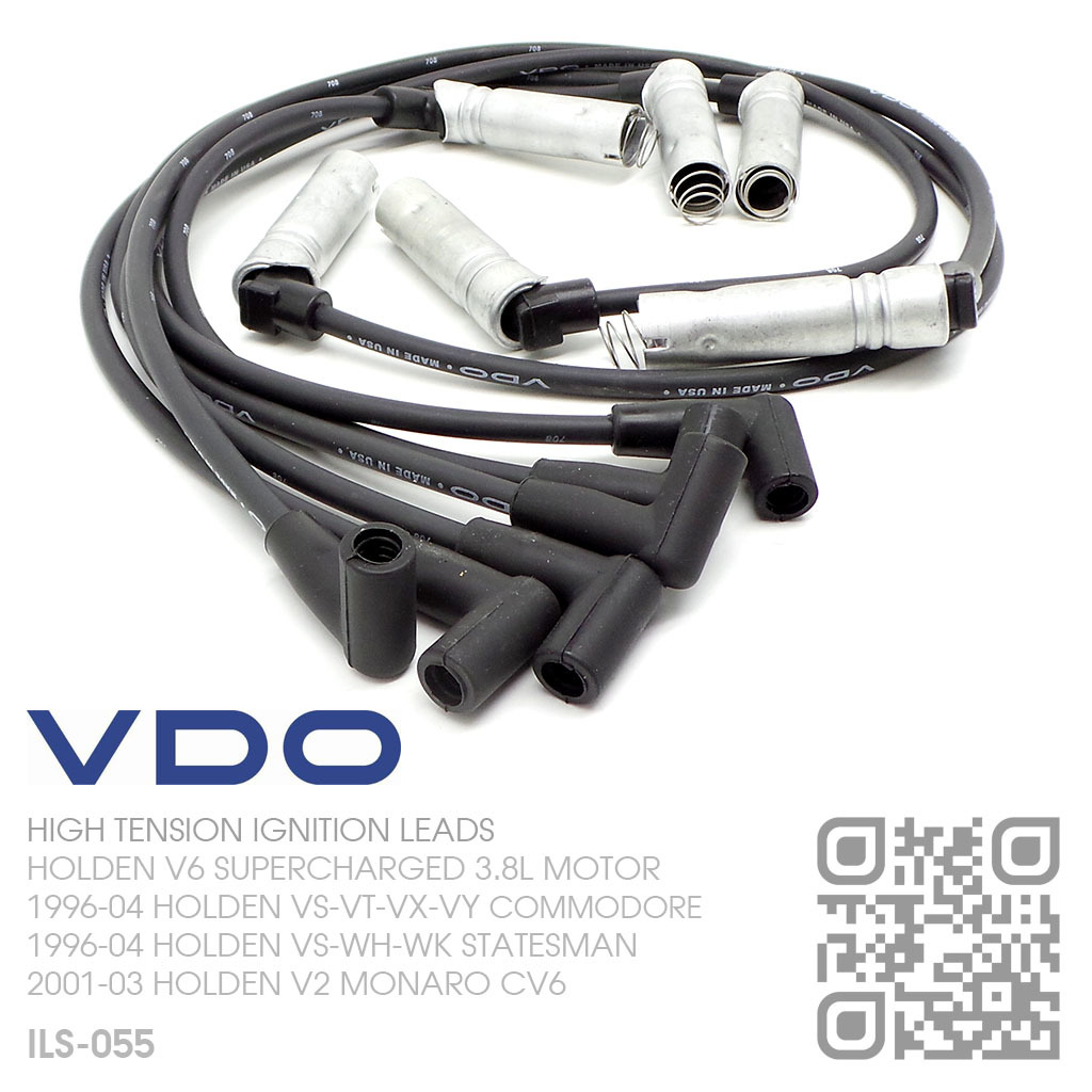 VDO 7.0MM HIGH TENSION IGNITION LEAD SET [HOLDEN V6 SUPERCHARGED 3.8L ...